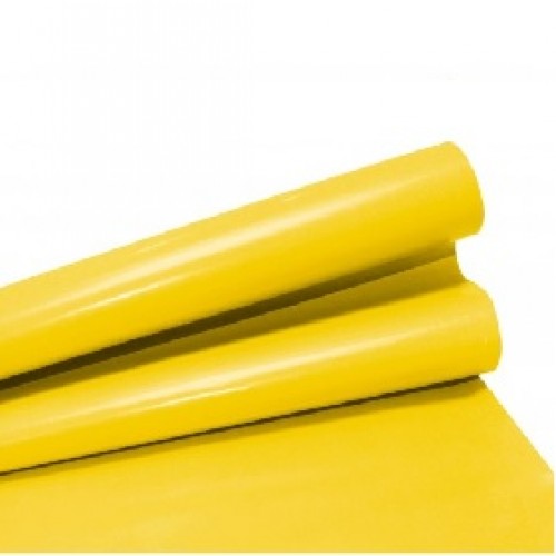 PAPEL LUSTRINA 50 X 70 AMARILLO CANARIO C/25 [E20]