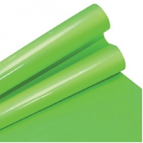 PAPEL LUSTRINA 50 X 70 VERDE LIMON C/25 [E20]