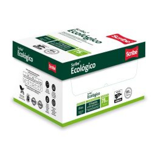 PAPEL SCRIBE MOD VERDE 93% OFICIO C/5000