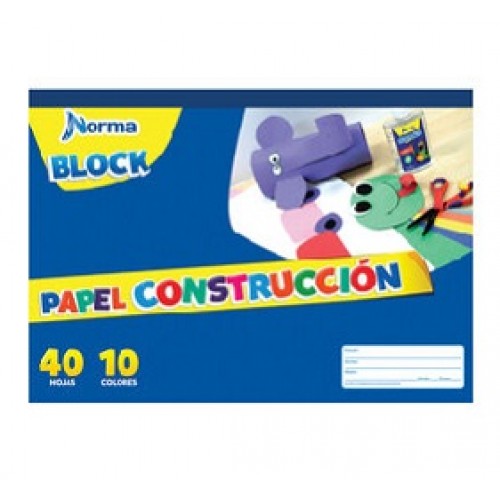 PAPEL CONSTRUCCION NORMA DOBLE CARTA C/40 H [C12]